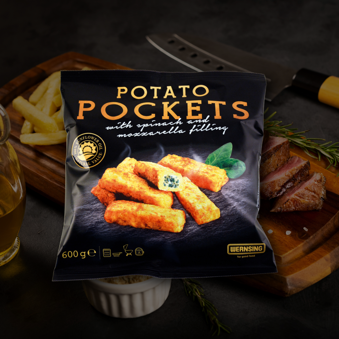 Potato Pockets with Spinach and Mozzarella Filling – Meat and Potatoes